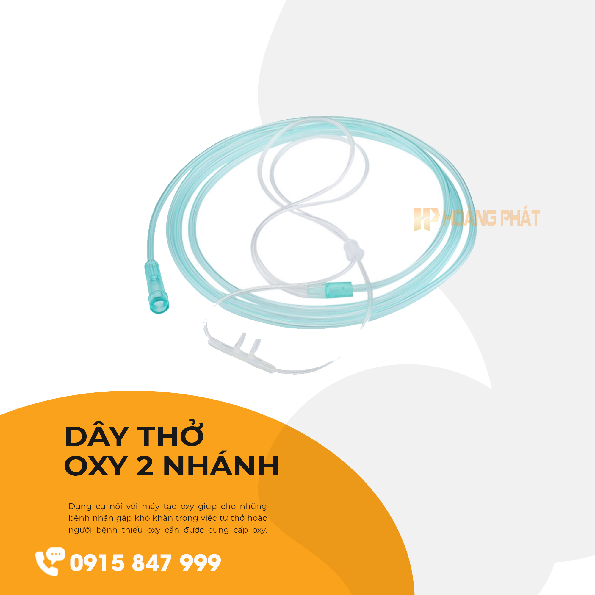 Dây thở Oxy 2 nhánh - Hoàng Phát| Khí công nghiệp | Khí Y tế Khí đặc ...