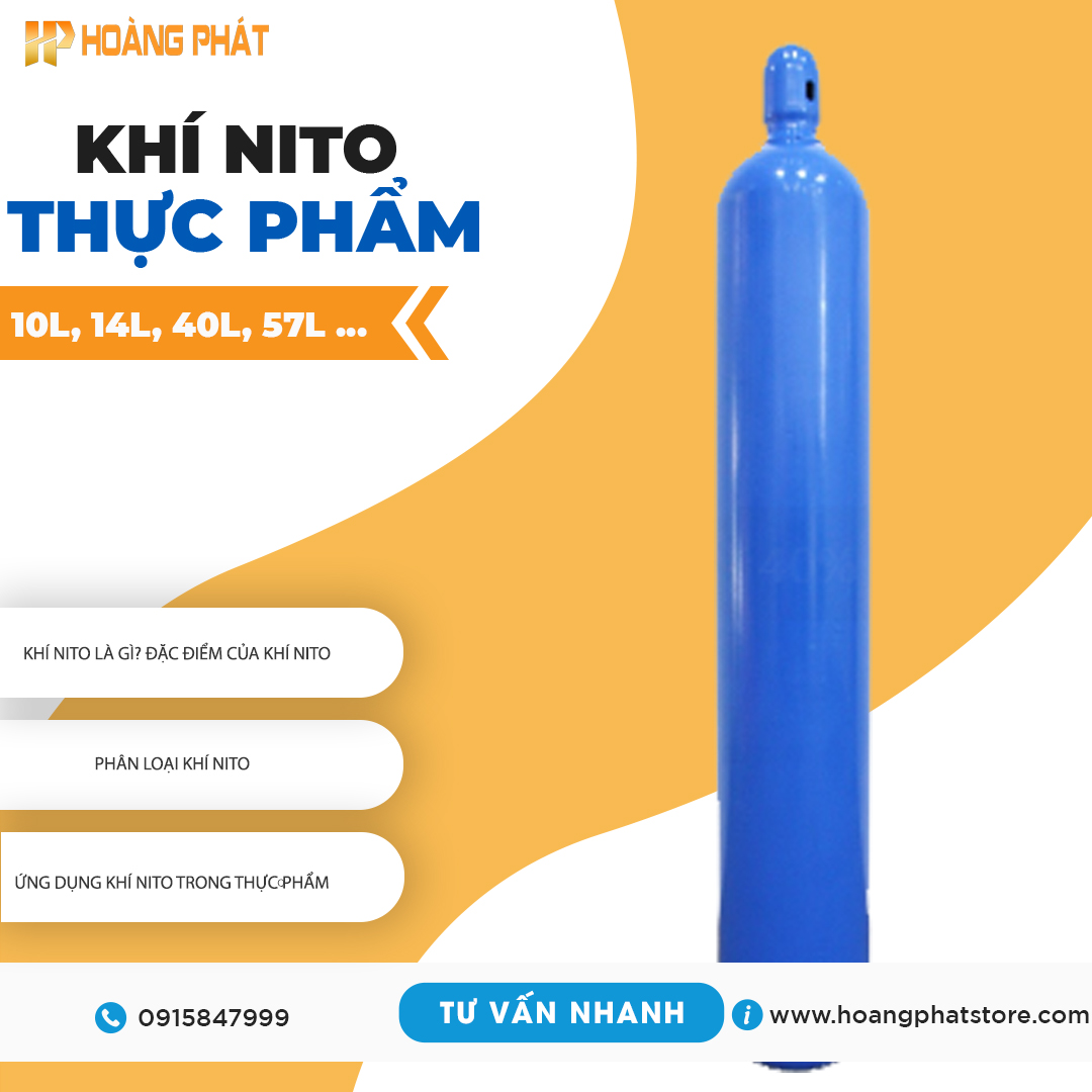 Khí Nito bảo quản thực phẩm: Tính chất, đặc điểm, phân loại và cách ...